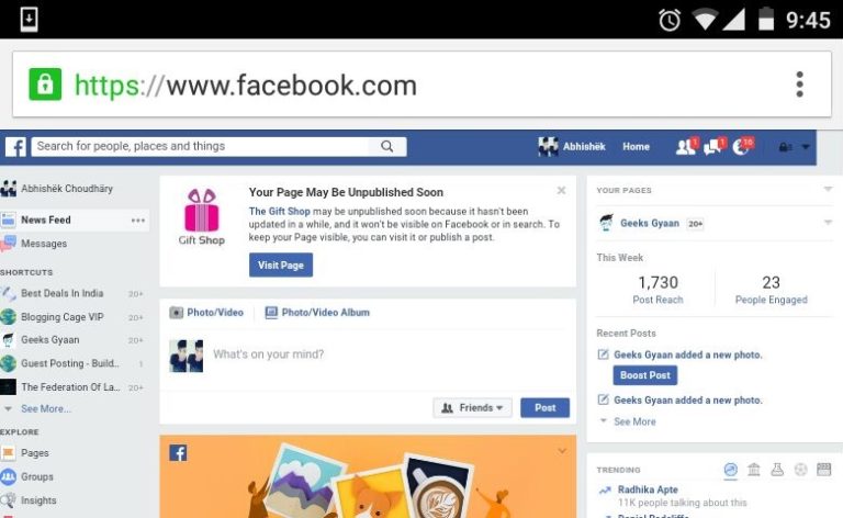 How to Access Full Facebook Site on Mobile Phones (Desktop Version)