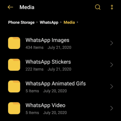 How to Download WhatsApp Folder Contents?
